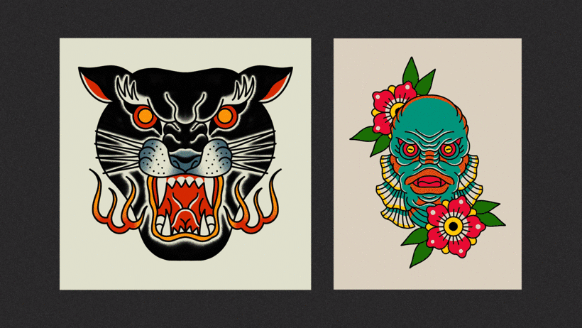 Online Course Design Old School Tattoos In Procreate Fernando Aponte